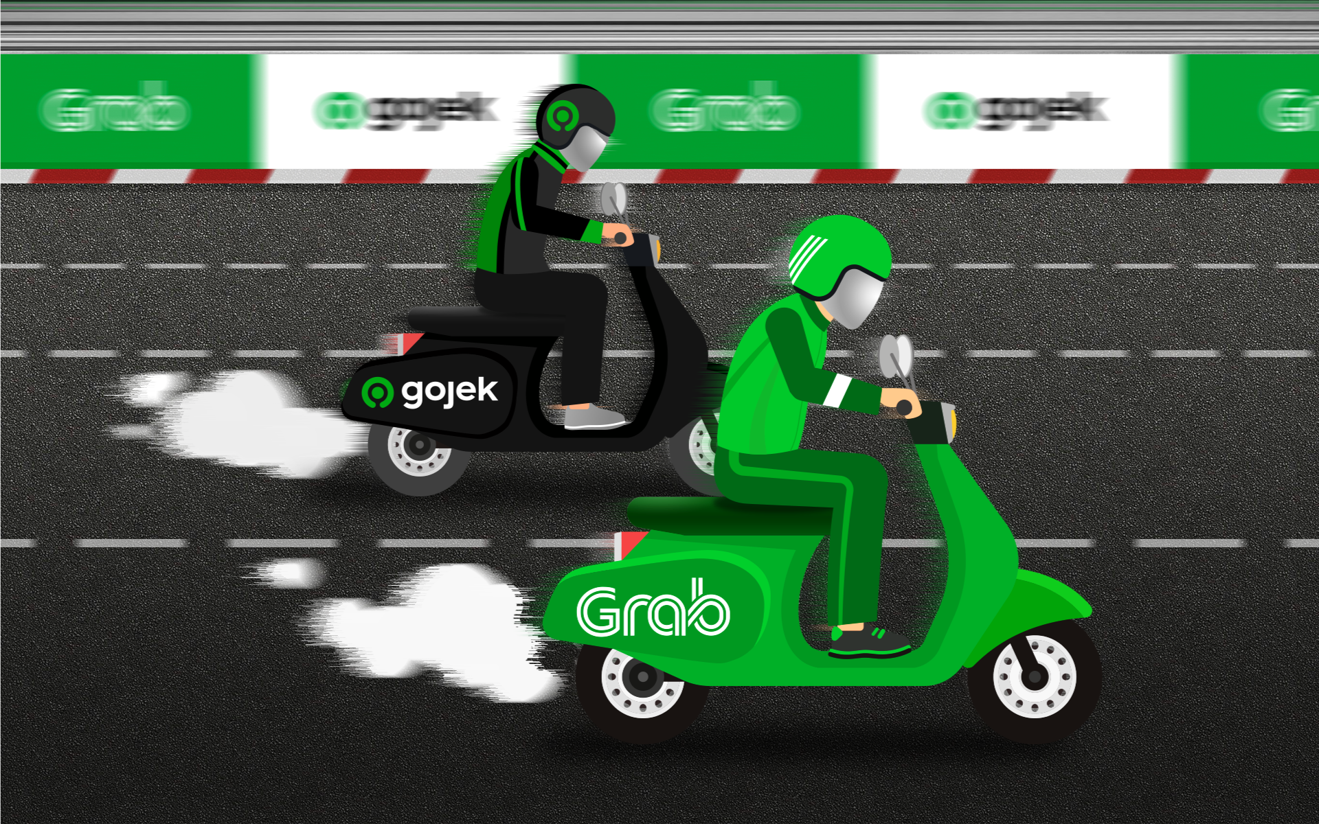 Gojek vs Grab Market Share Report 2022 Q1: Ride-hailing | Data Insights - Measurable AI